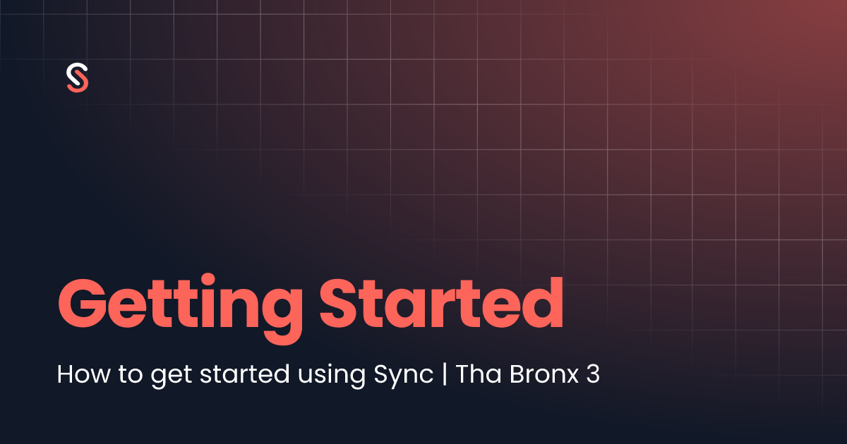 Getting Started | Sync | Documentation