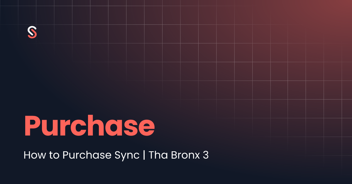 Purchase | Sync | Documentation